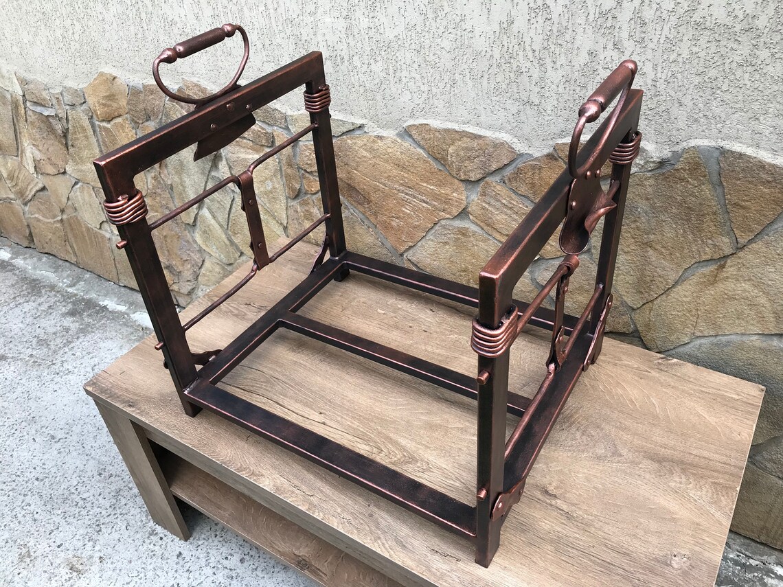 Log rack medieval tools log holder ancient decor medieval | Etsy