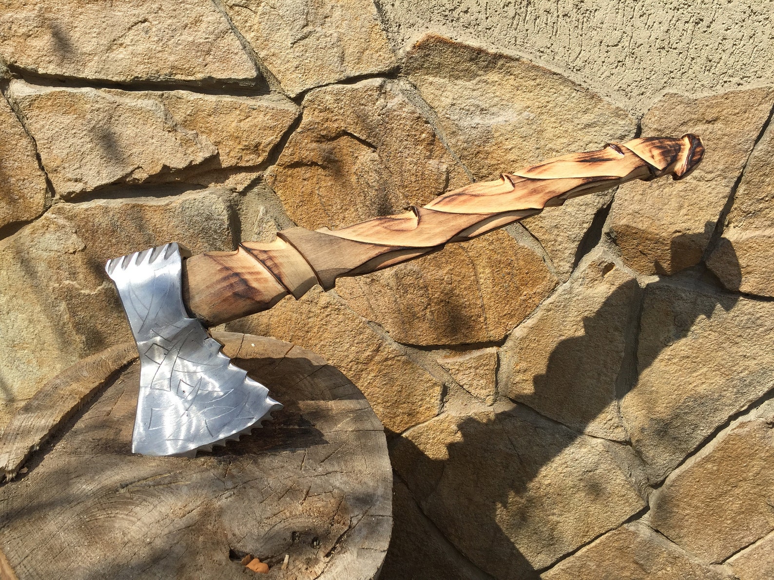 Viking Axe Carving Axe Carving Hatchet Axe Head Etching - Etsy
