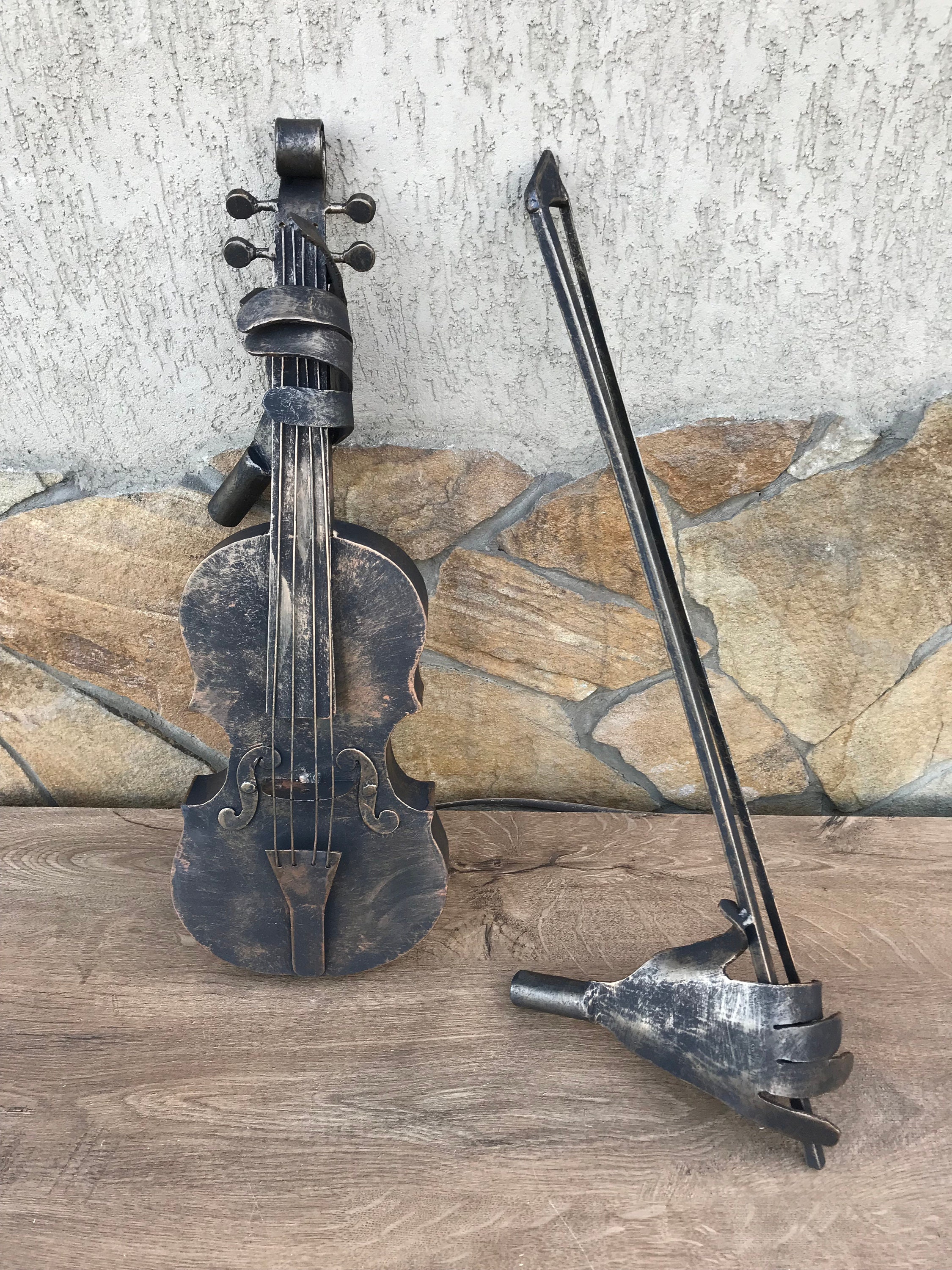 Hand Forged Violin Violin Music Gift for Musician Music | Etsy