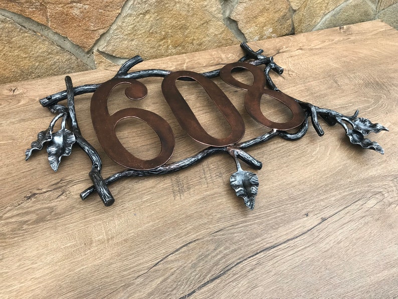 House Number Sign House Number for Yard House Number Metal | Etsy