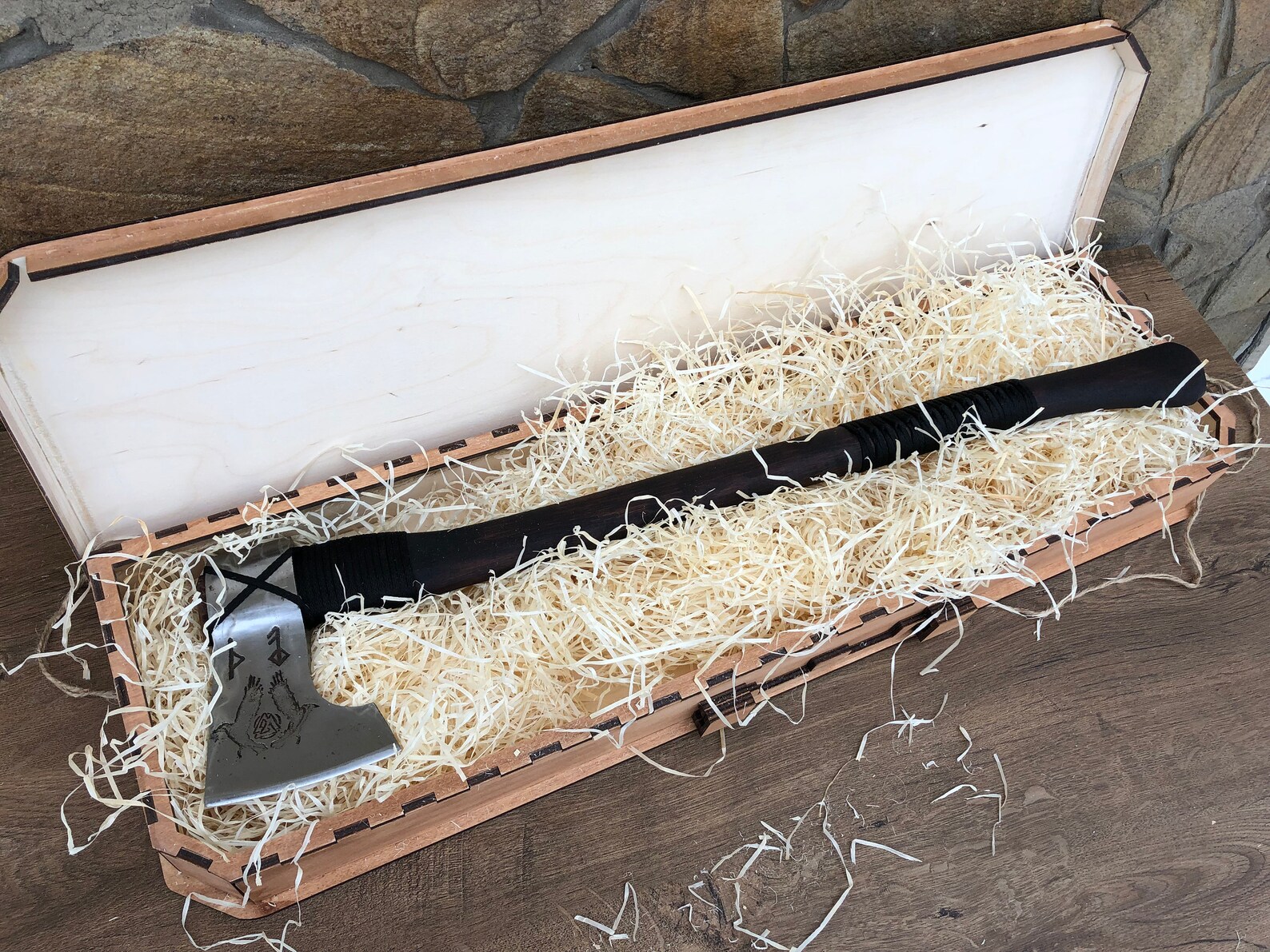 Hatchet Viking Axe Tomahawk Gift Box Axe Gift 6th - Etsy