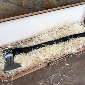 Hatchet, Viking Axe, Tomahawk, Gift Box, Axe Gift, 6th Anniversary ...