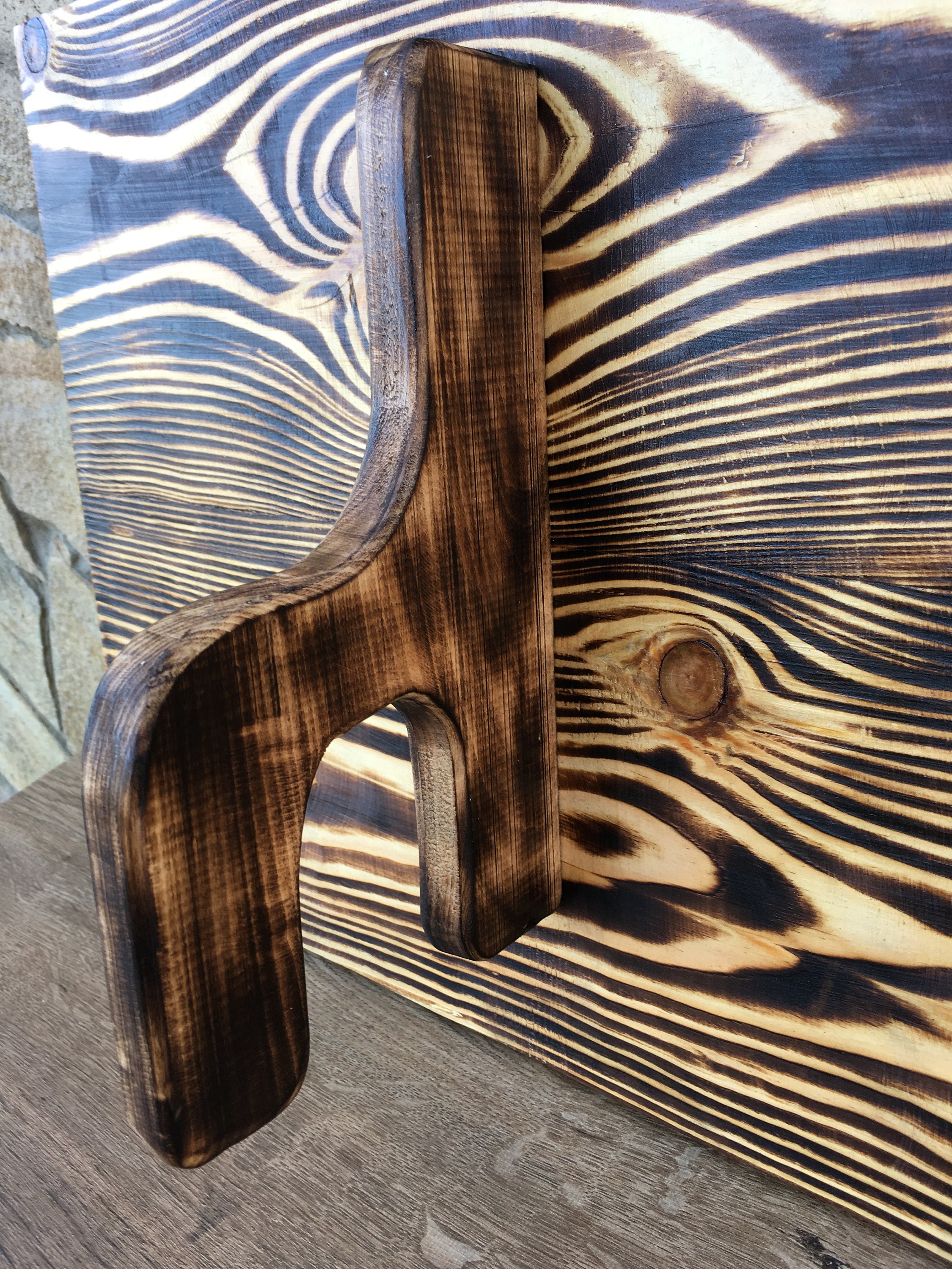 Axe holder wooden gift axe stand axe display axe hook | Etsy