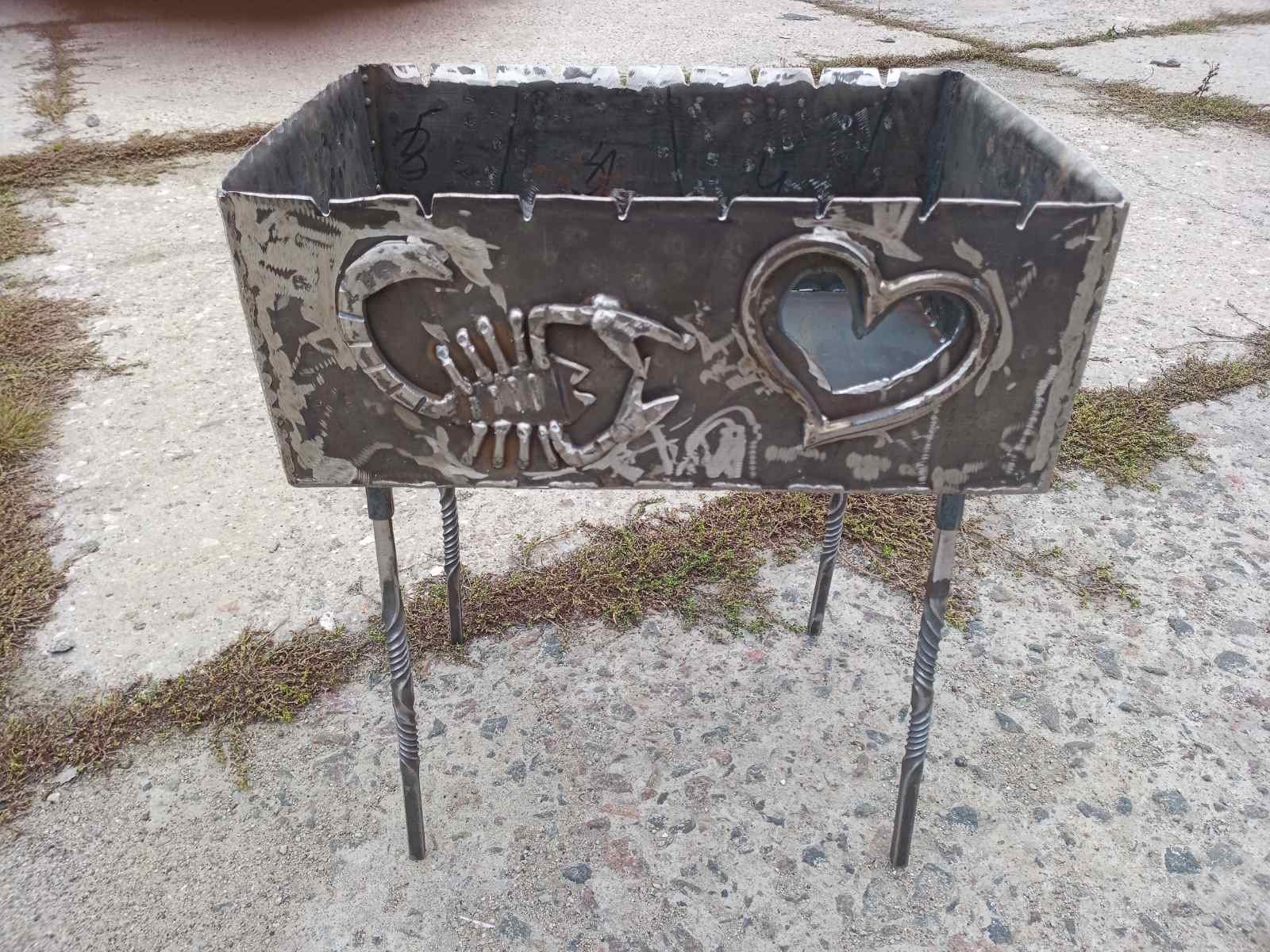 Portable Grill Brazier Charcoal Grill Brazier Grill Fire | Etsy