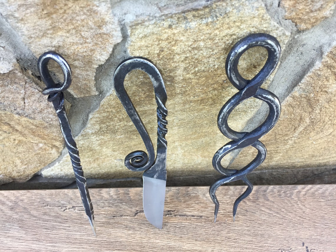 Viking Fork Hand Forged Fork Rustic Fork Medieval Fork | Etsy
