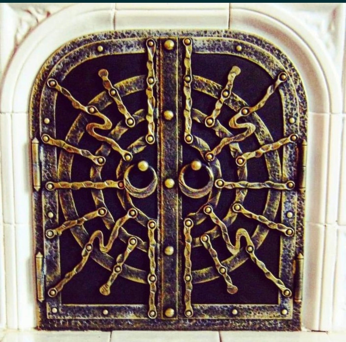 Oven Door Furnace Door Stove Door Rustic Fireplace - Etsy