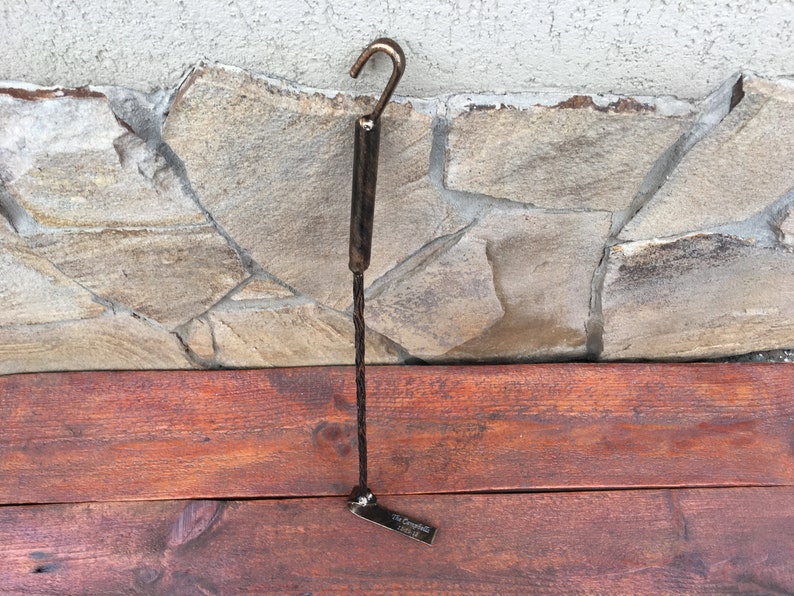 Fire Poker Hand Forged Fire Poker Fireplace Fireside - Etsy