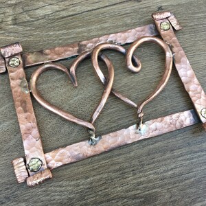 Copper Hearts, Copper Frame, Copper Gift, Gift Box, Copper Gift for Her ...