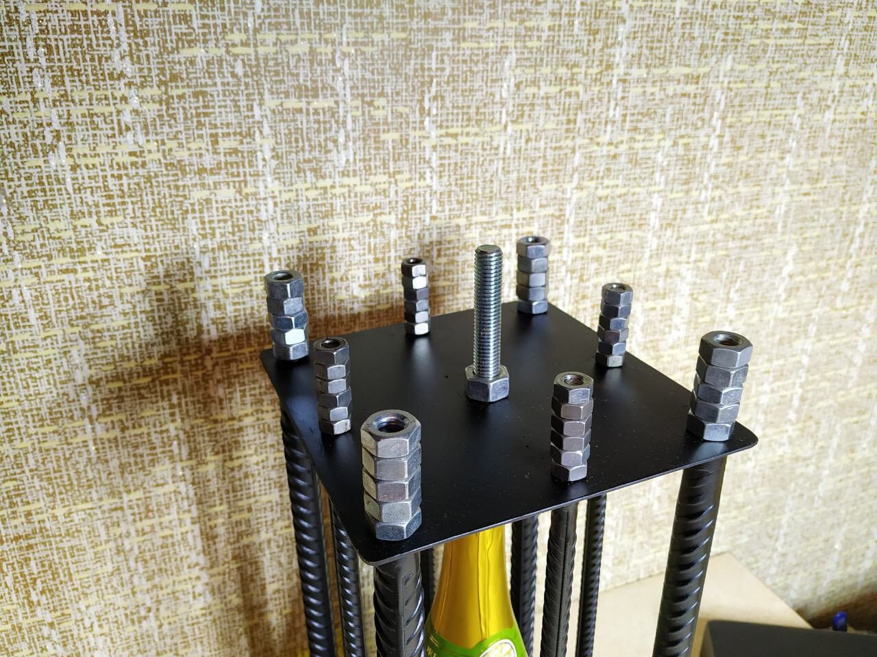 Bottle Holder Loft Wine Rack Steampunk Wine Rack Loft | Etsy