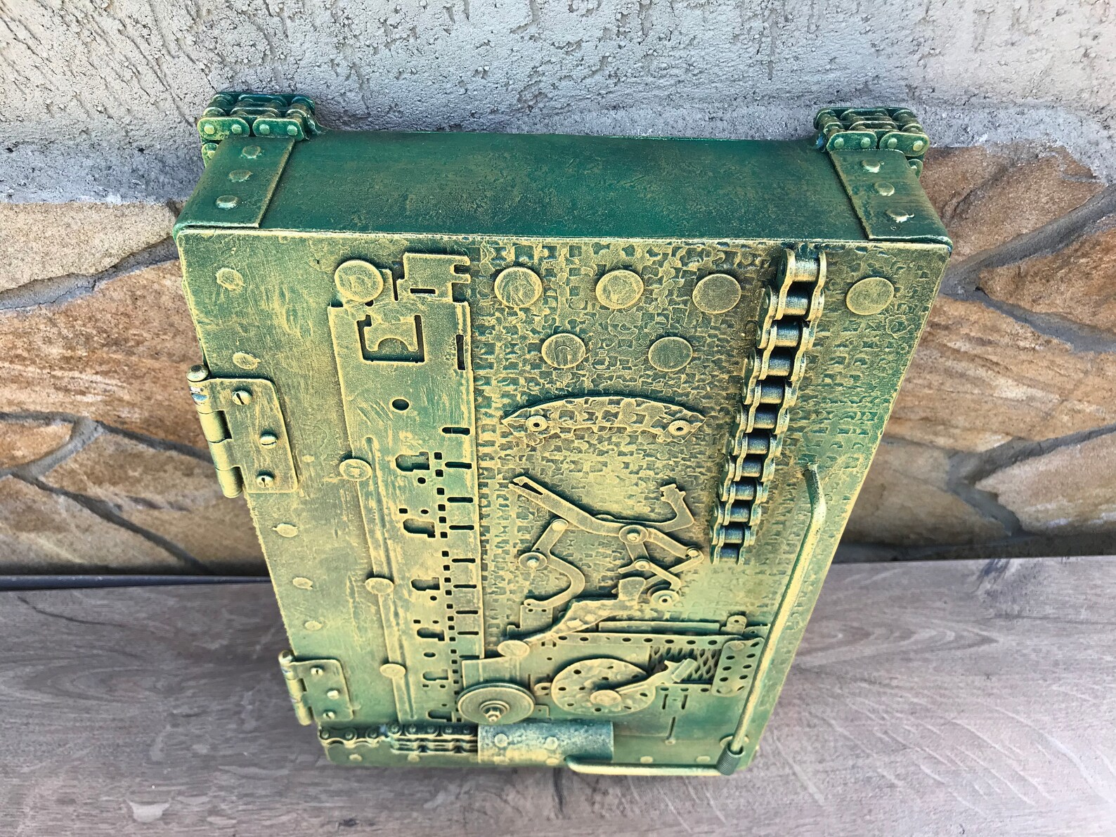 Steampunk Metal Box Military Box Metal Organizer Industrial | Etsy