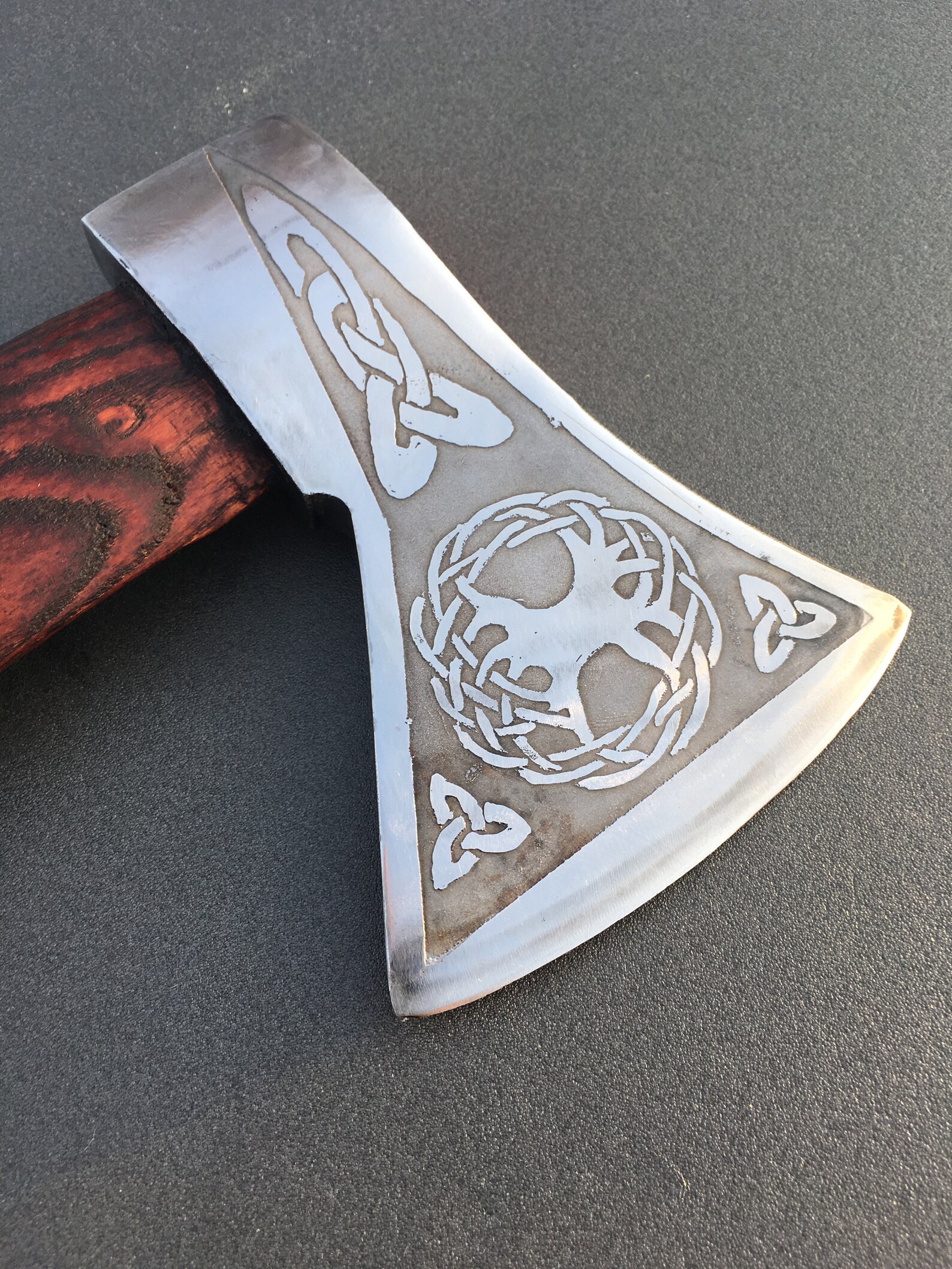 Runic Gift Runic Axe Mens Gift Tree of Life Viking Axe | Etsy