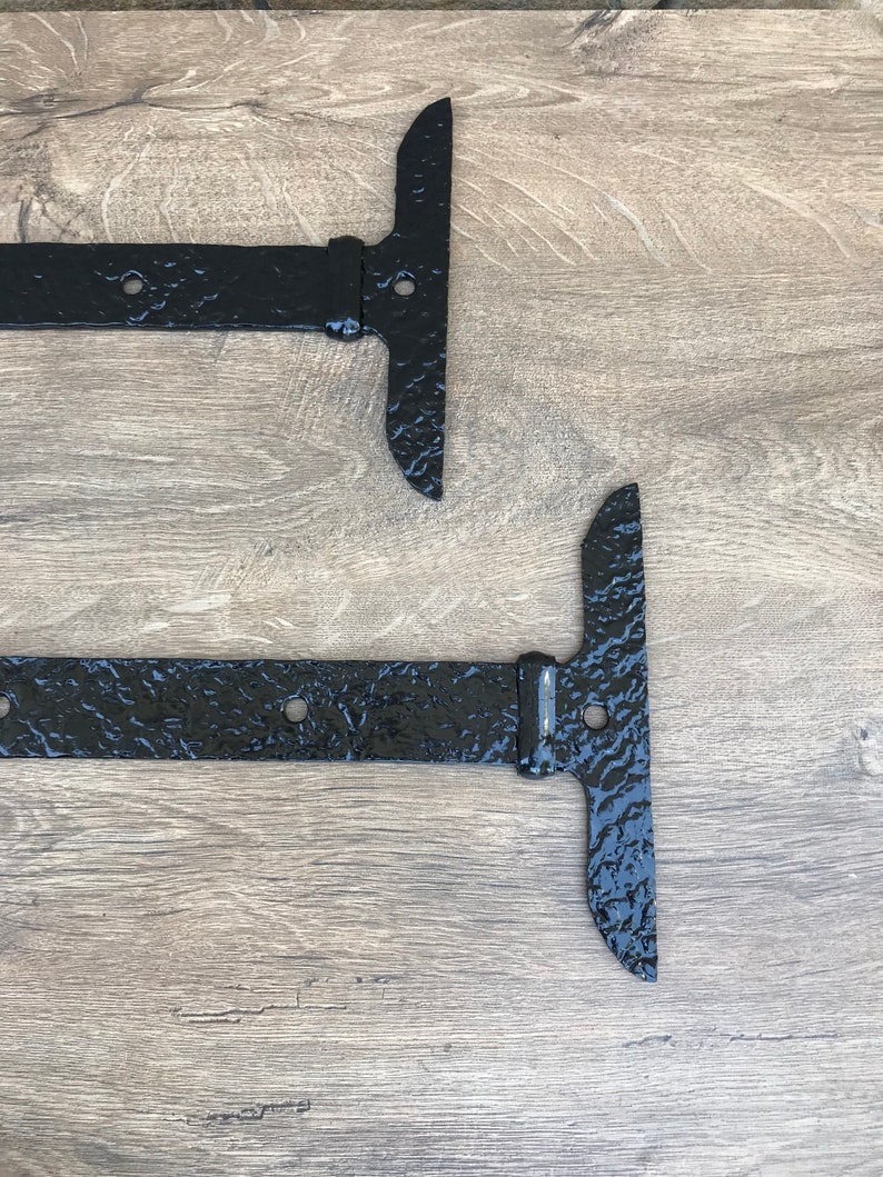 Gate Hinges Pair Hinges Rustic Hinges Shudders Blacksmith - Etsy