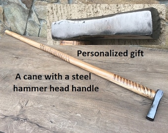 New Unique Ball Peen Hammer Cane Walking Stick Hammer Handle - Etsy