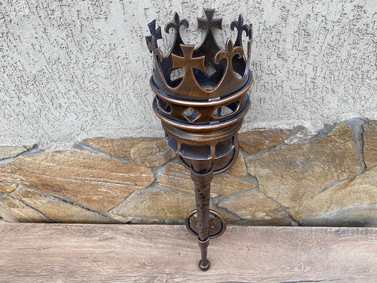 Wall sconce sconce torch torch sconce torch medieval | Etsy