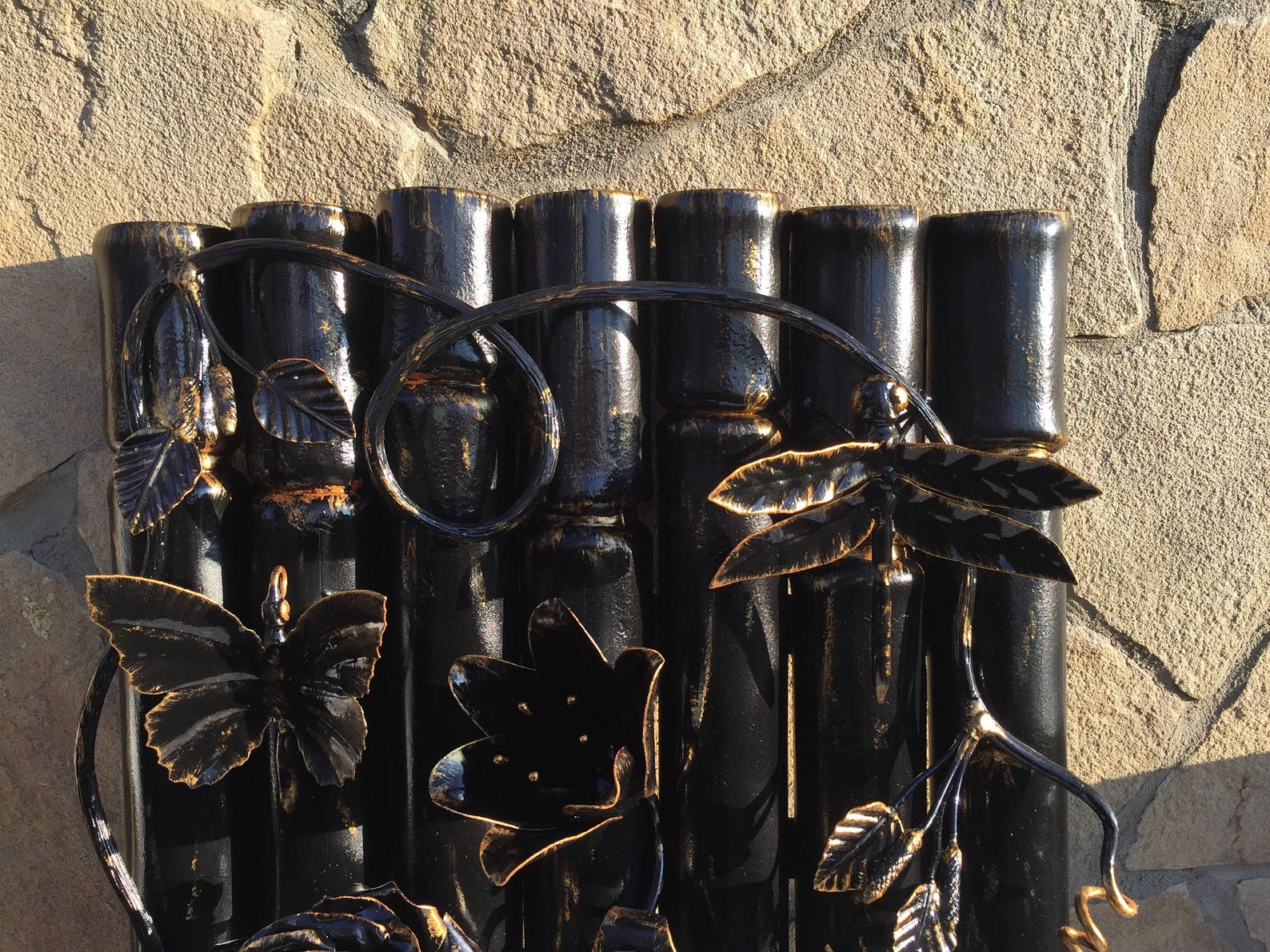 Metal Wall Art Metal Artwork Wall Hanging Art Hand Forged | Etsy