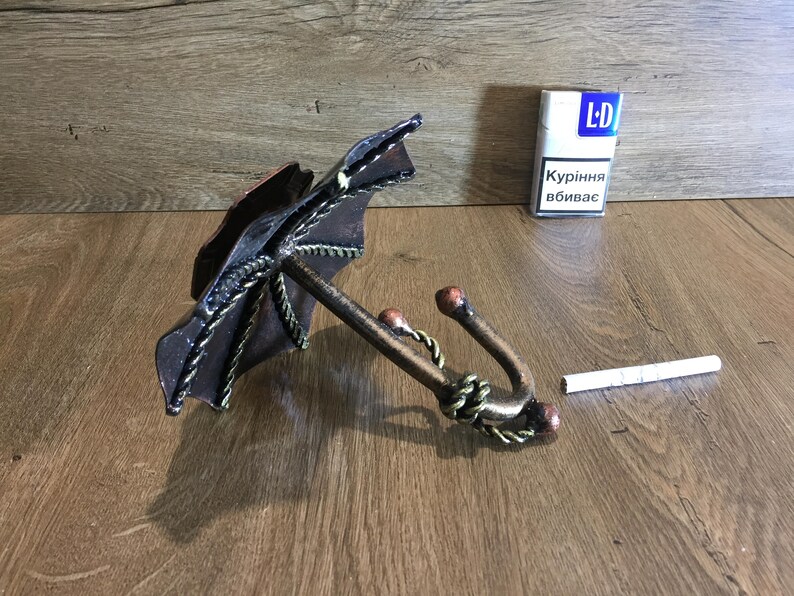 Hand Forged Ash Tray Iron Anniversary Gift for Him Iron | Etsy