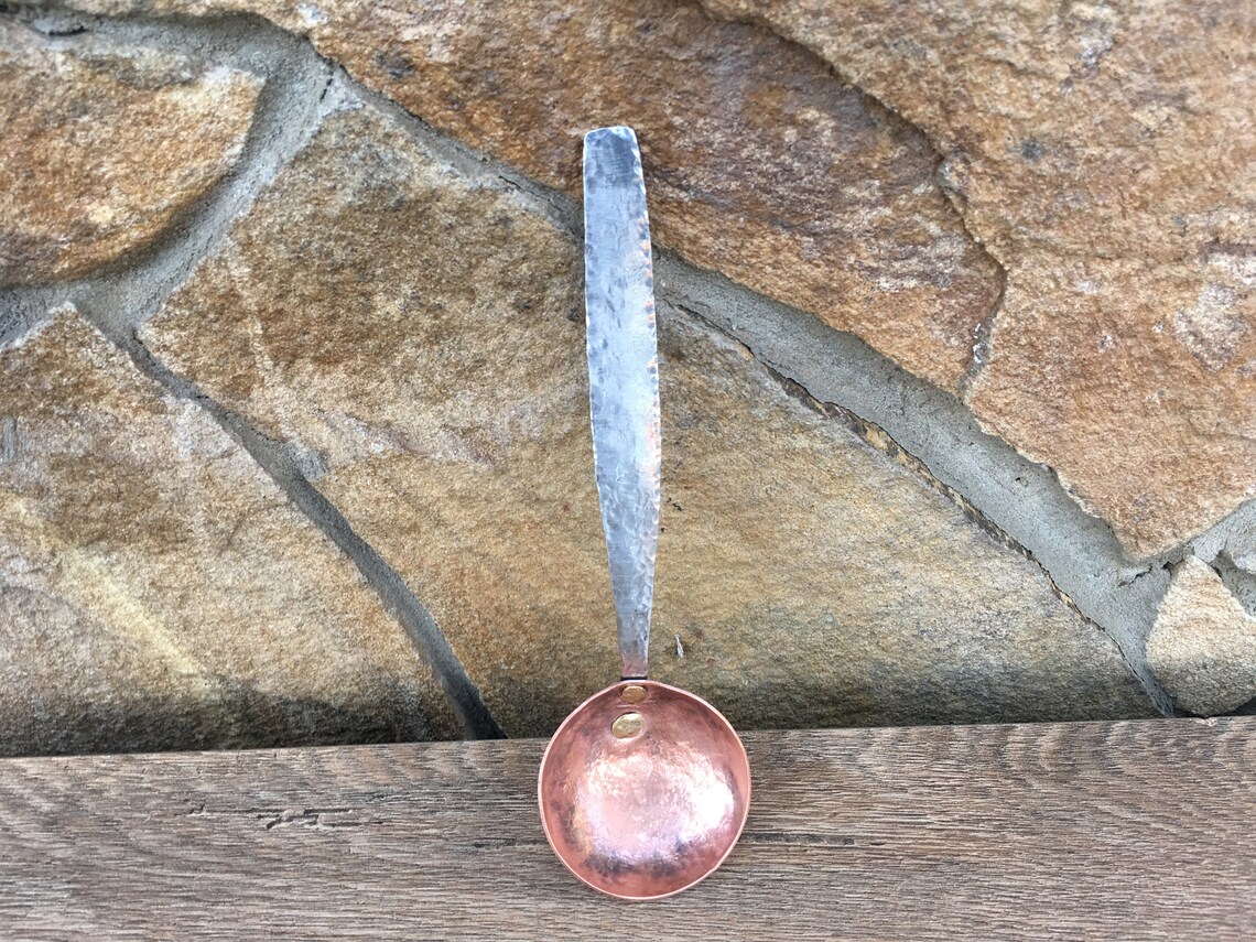 Medieval Scoop Mid Century Spoon Copper Spoon Viking Spoon - Etsy