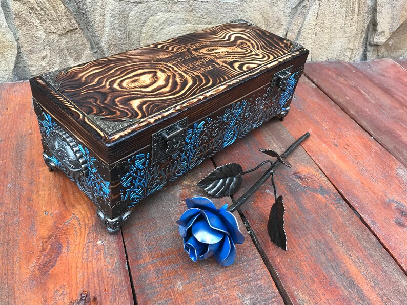 Steel Gift Steel Anniversary Gift 11th Anniversary Wooden - Etsy