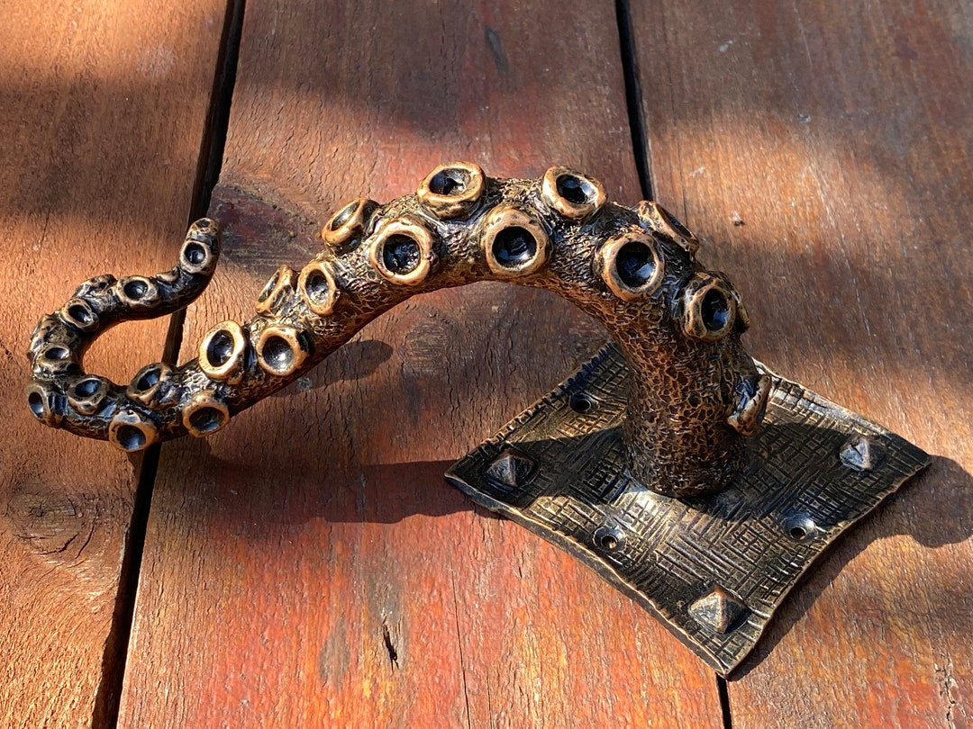 Octopus Door Handle, Coastal Decor, Door Handle, Nautical Gift ...