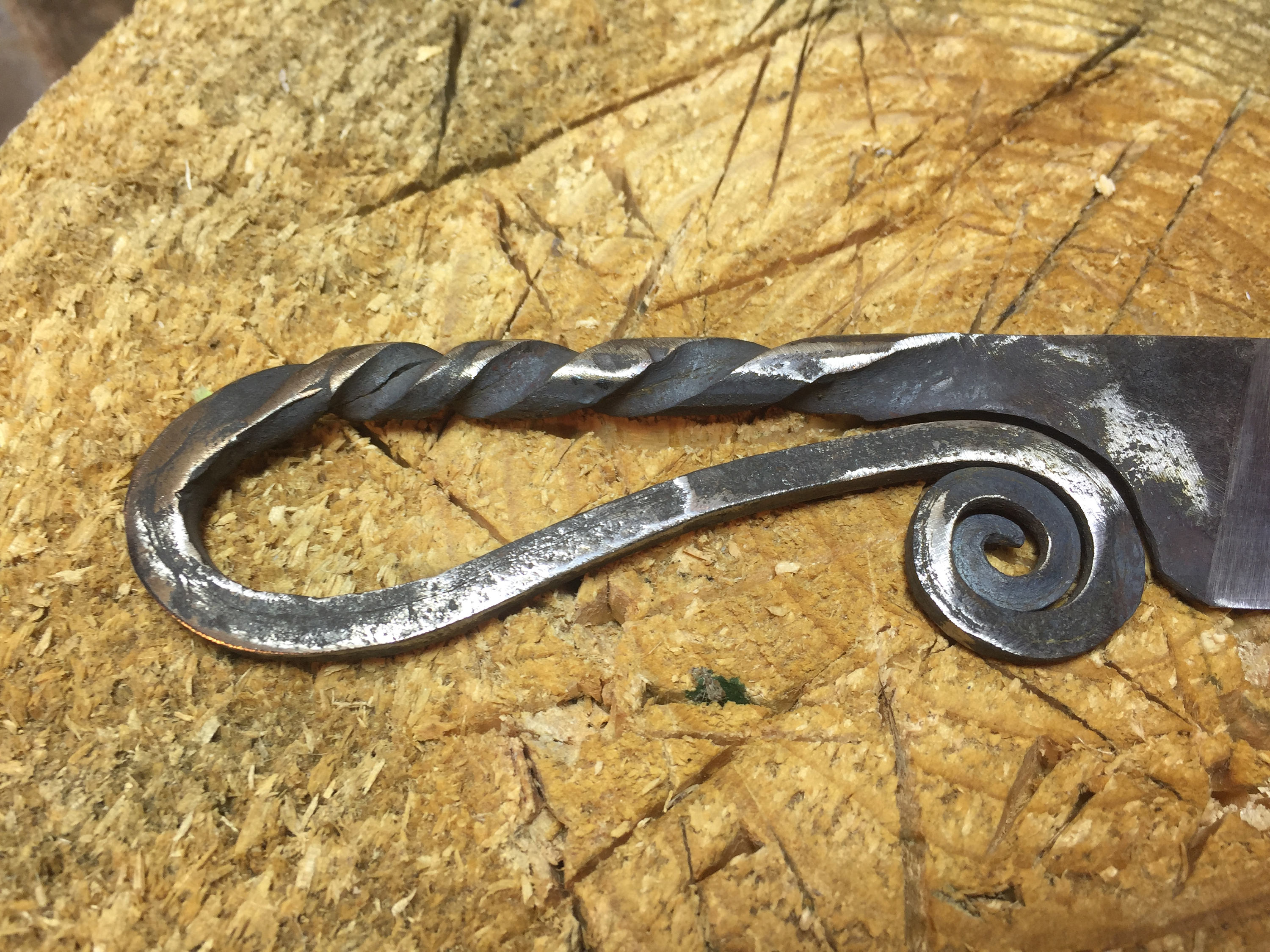 Viking Knife Hand Forged Knife Rustic Knifemedieval - Etsy