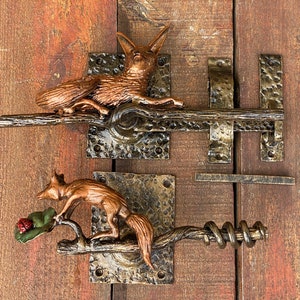 Latch, Door Latch, Fox, Nature, Birthday, Door Handle, Gate Latch, Lock ...