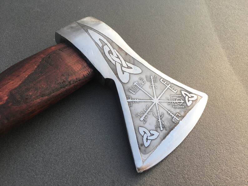 Mens Gifts Vegvisir Viking Axe Viking Compass Runic - Etsy