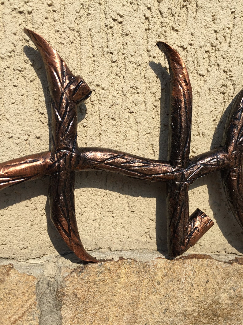 Iron Letters Hand Forged Letters Word Cutout Last Name - Etsy