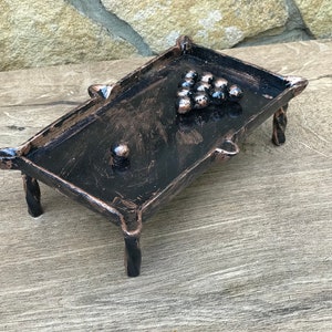 Hand Forged Ashtray, Ash Tray, Ashtray, Cigar Ashtray, Billiard, Sport ...