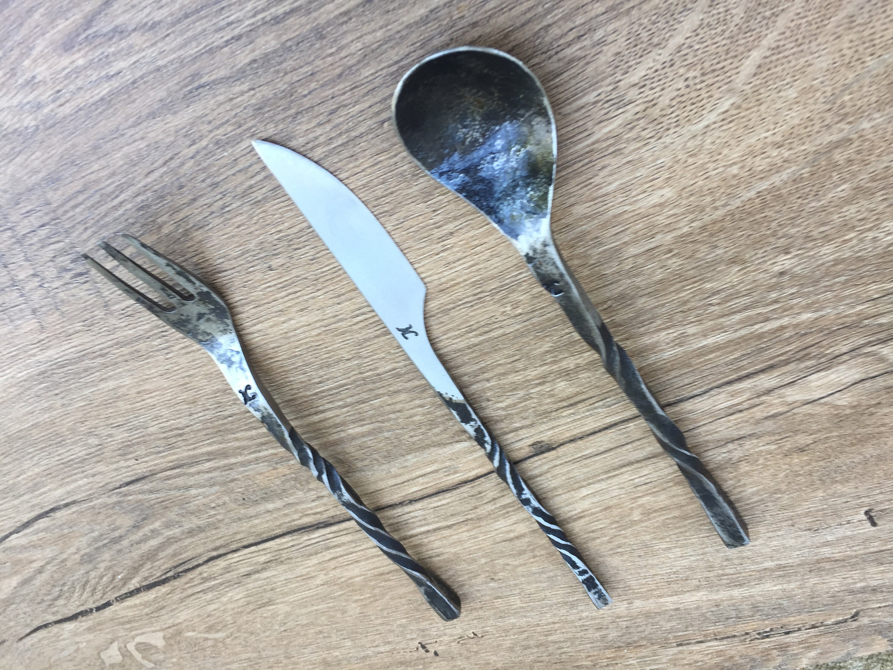 Medieval Cutlery Set Knife Spoon Middle Ages Cutlery Camp - Etsy Australia