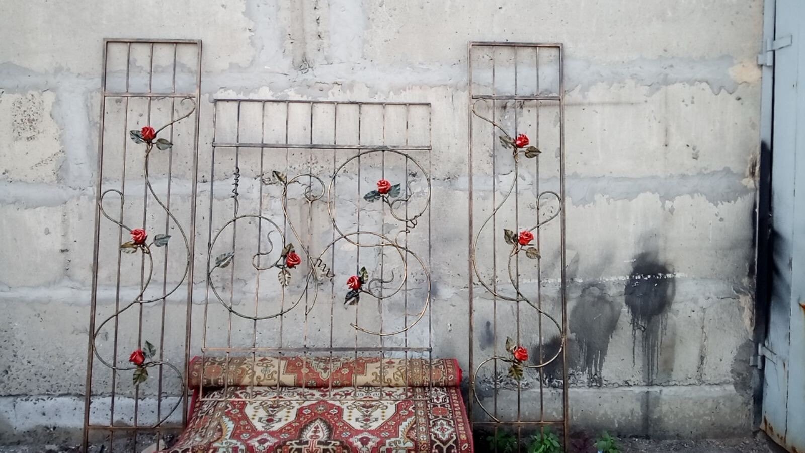 Window Grate, Window Grille, Window Art, Metal Panel, Window Cover ...