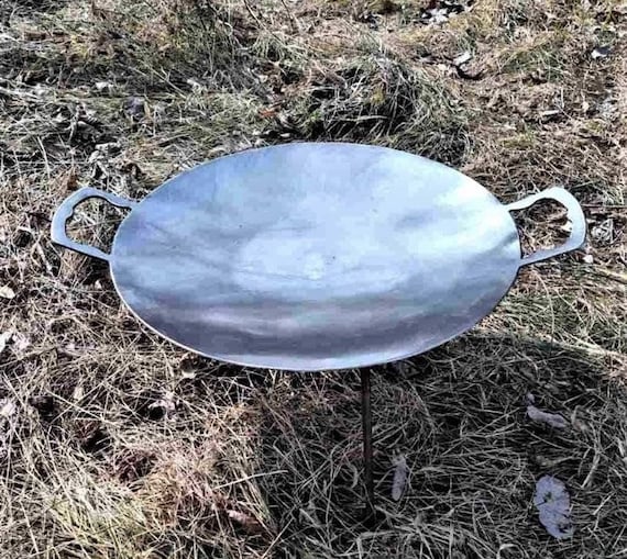 Stainless Steel Pan Frying Pan BBQ Medieval Barbeque Gift - Etsy