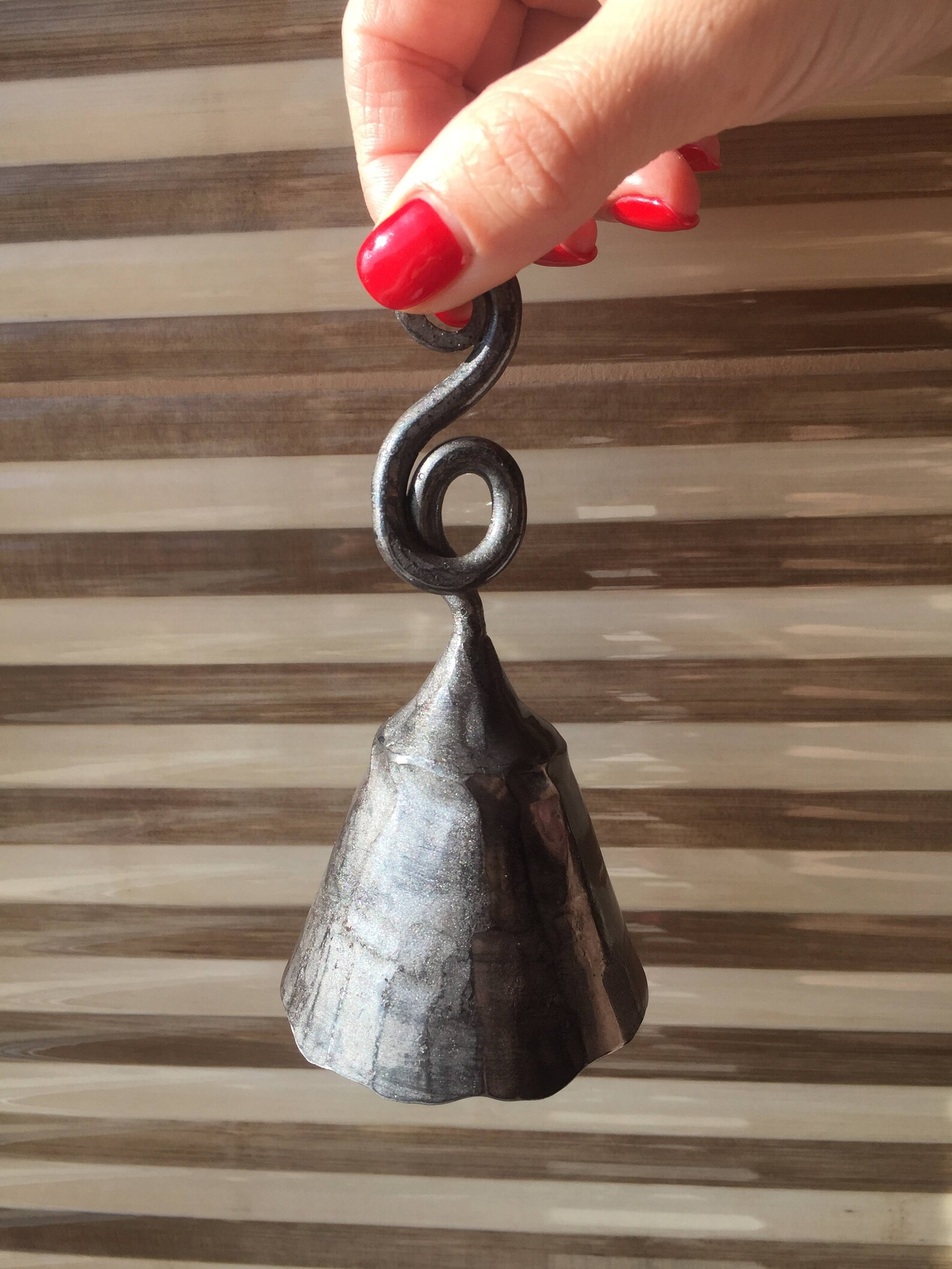 Hand Forged Bell Wrought Iron Bell Handmade Bell Metal Art | Etsy