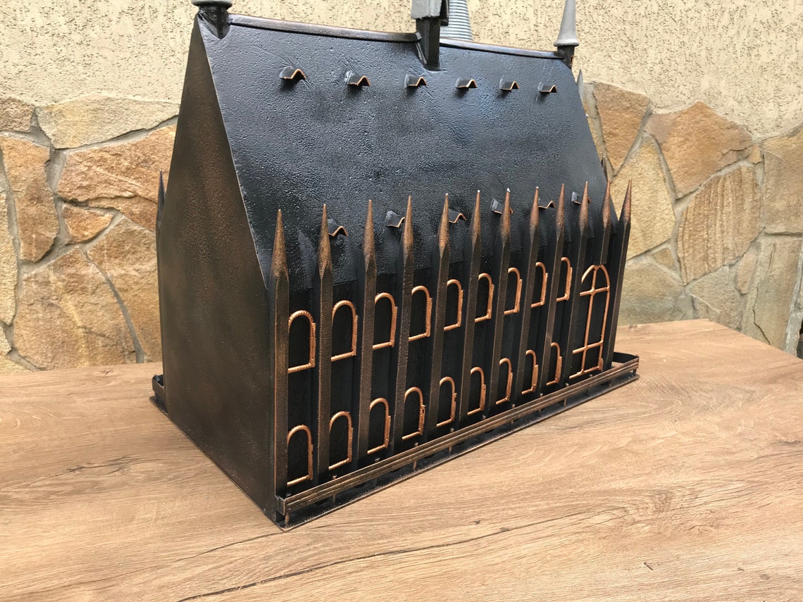 Castle Mailbox Post Box Custom Mailbox Mailbox Post | Etsy