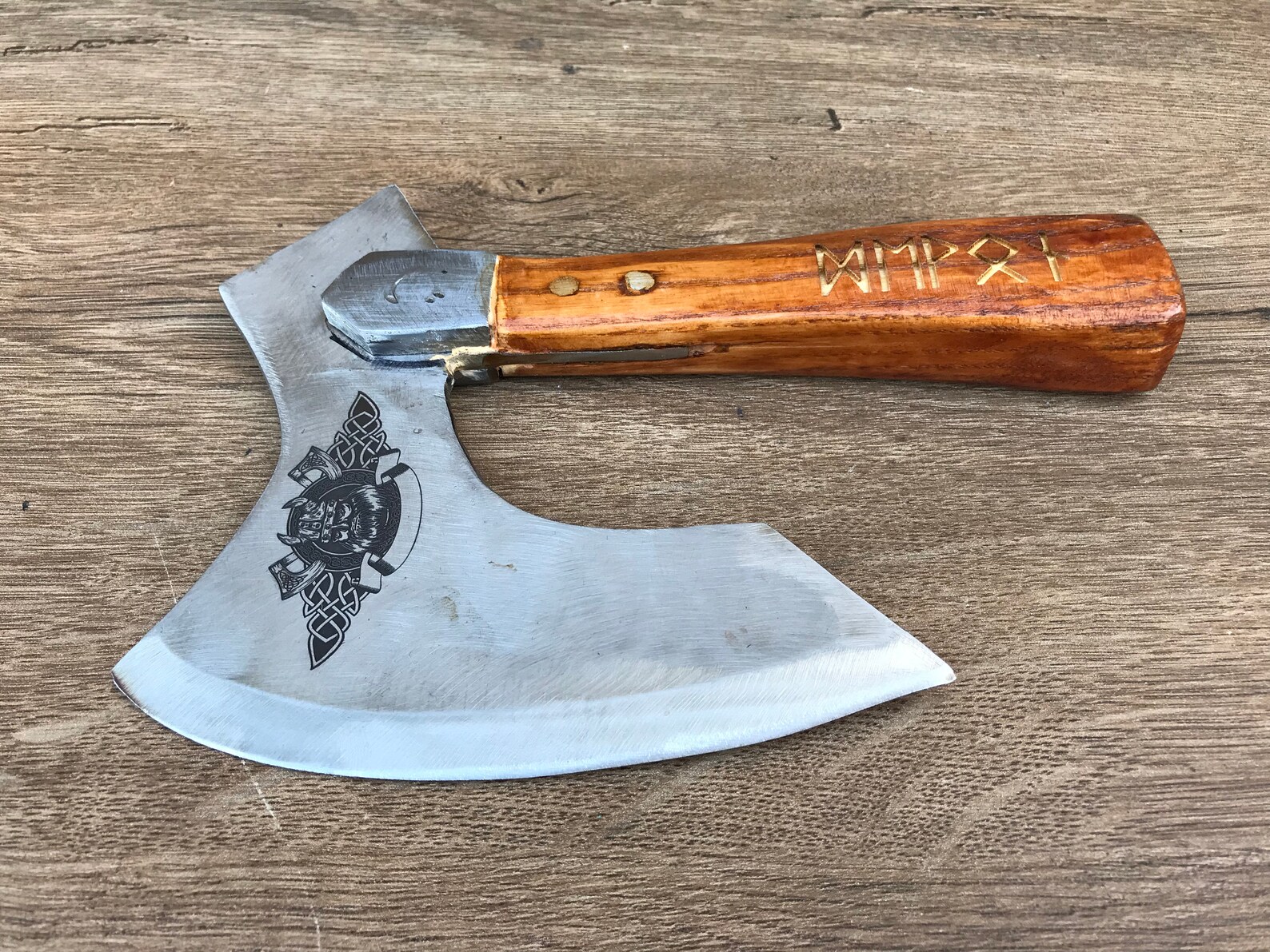 Runic Kitchen Axe Viking Axe Viking Kitchen Axe Runic Gift - Etsy