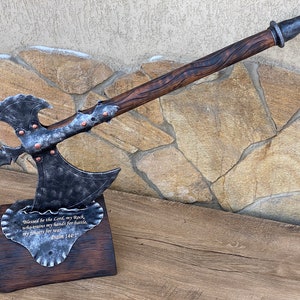 Axe Holder, Axe Stand, Viking Axe, Medieval Decor, Personalized Gift ...