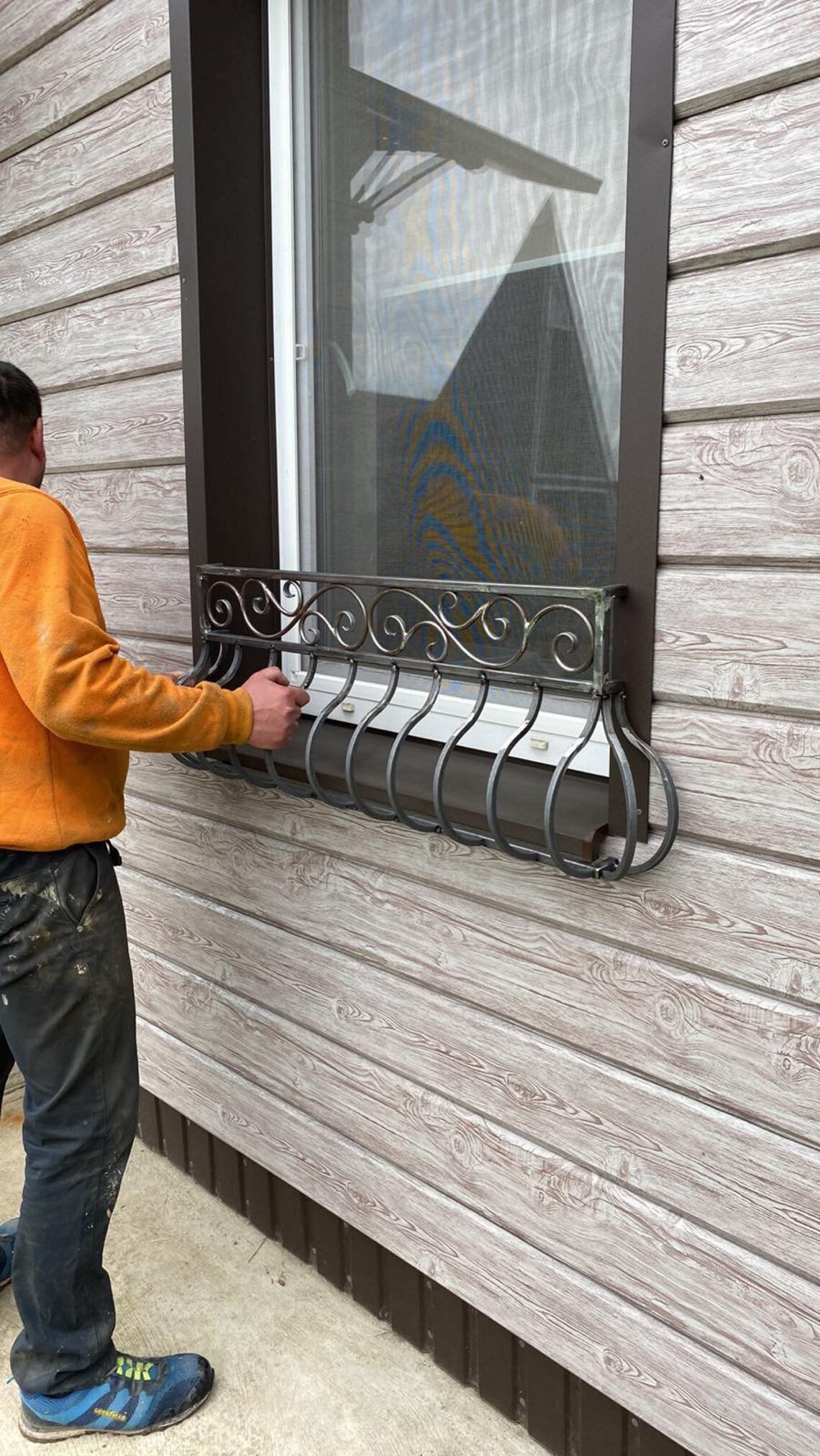 Window Guard Metal Panel Window Grille Window Window Gate - Etsy