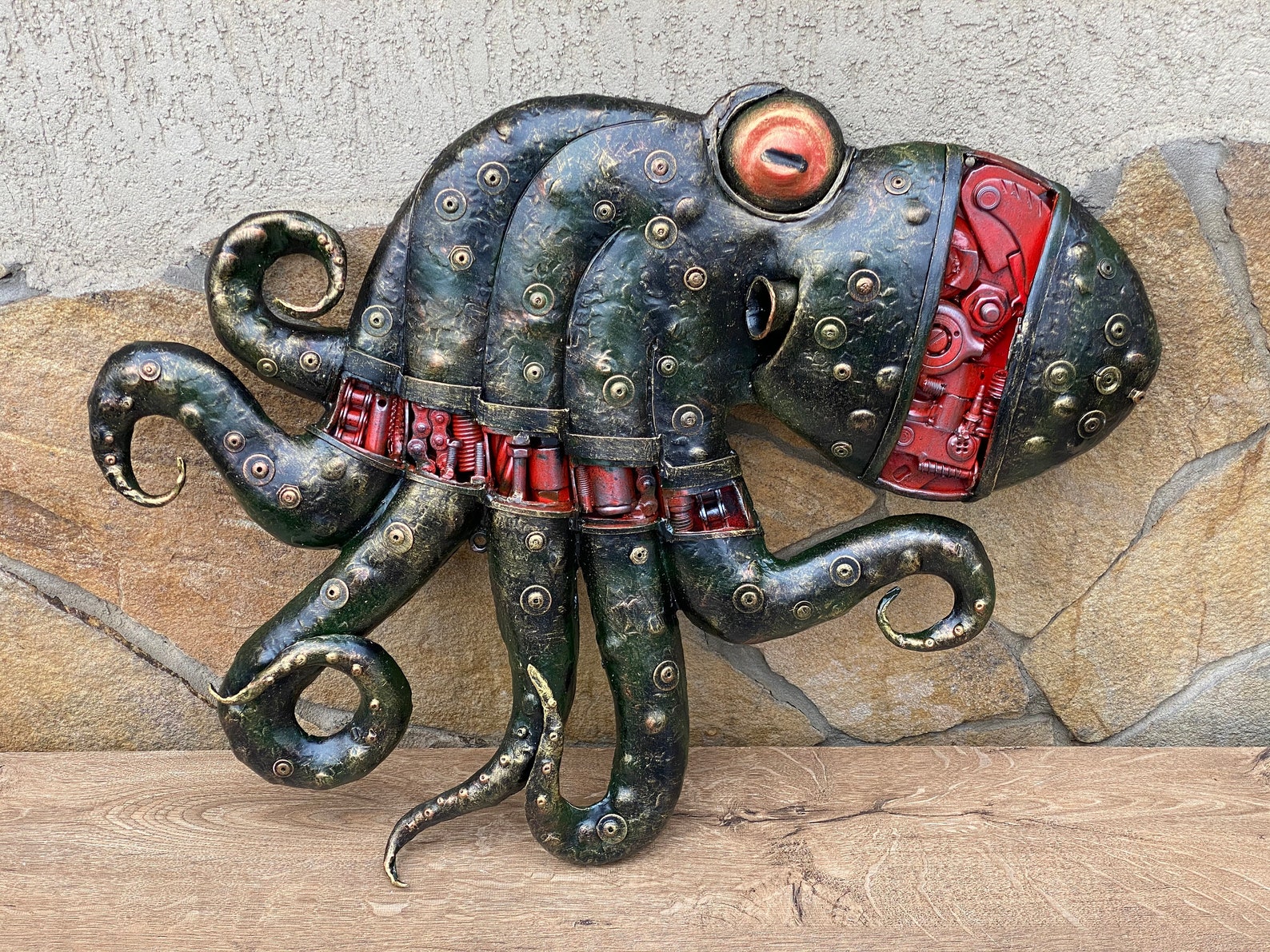 Steampunk Octopus Octopus Steampunk Ocean Decor Costal - Etsy