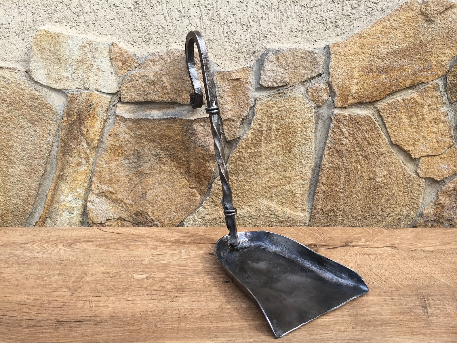 Hand Forged Fire Shovel Fireplace Shovel Ash Shovel Wrought - Etsy
