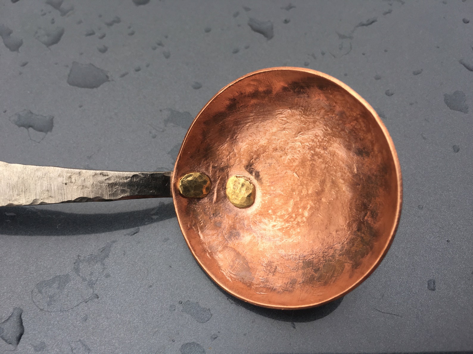 Medieval Scoop Mid Century Spoon Copper Spoon Viking Spoon | Etsy