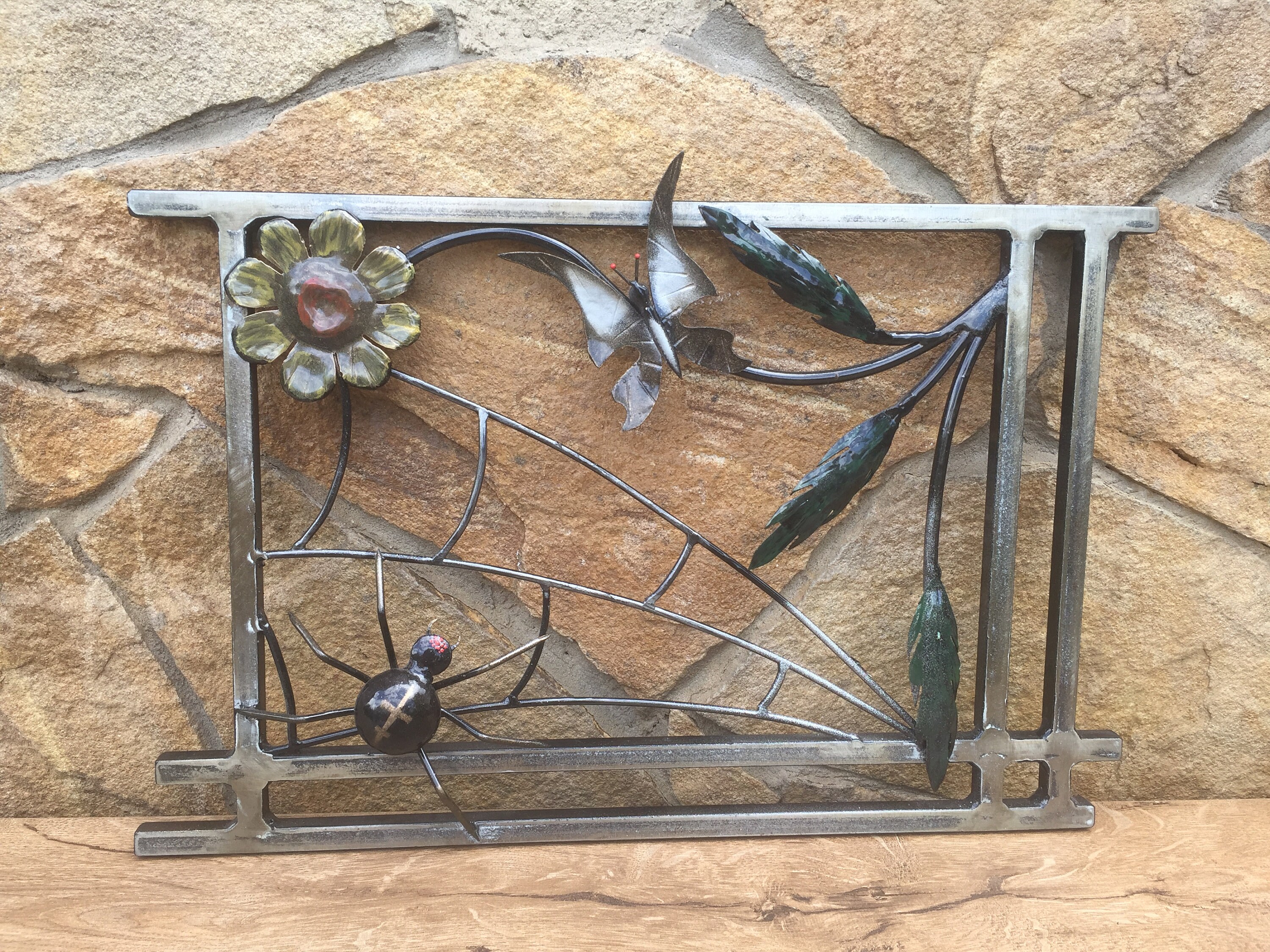 Iron Painting Metal Painting Steel Painting Metal Wall Art | Etsy