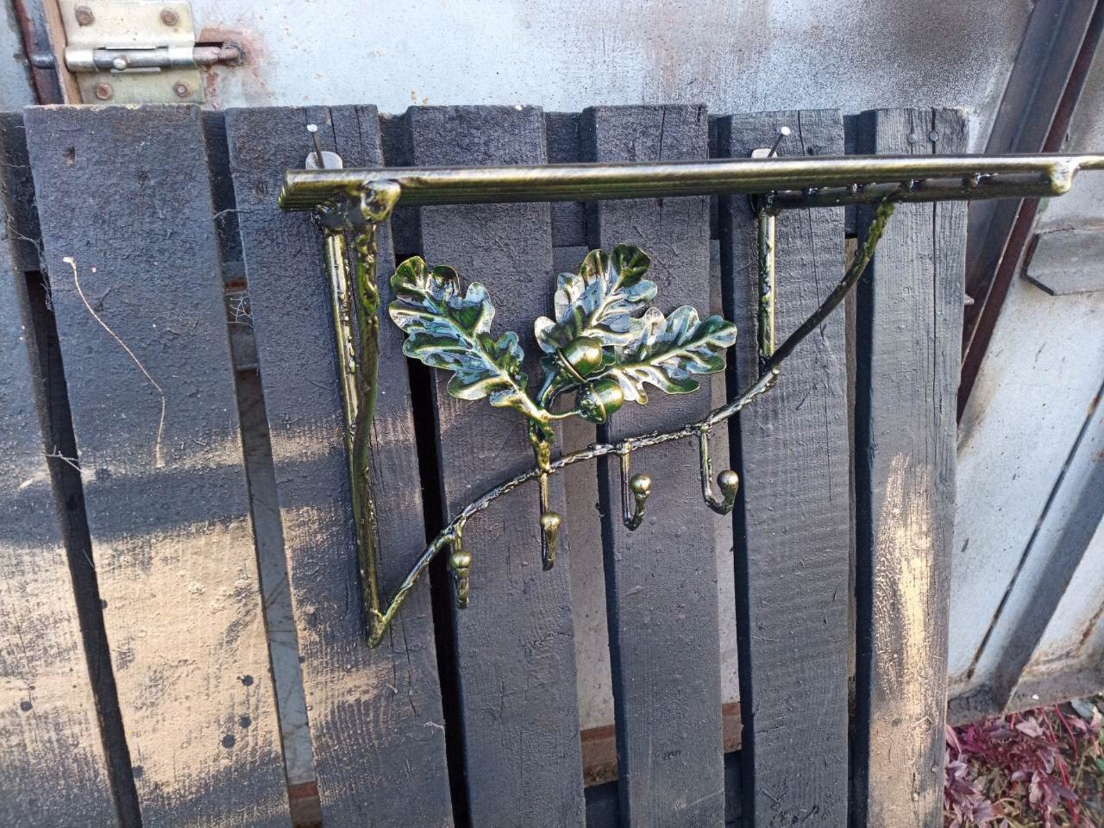 Wall rack rack hooks rack with hooks hanger entryway | Etsy