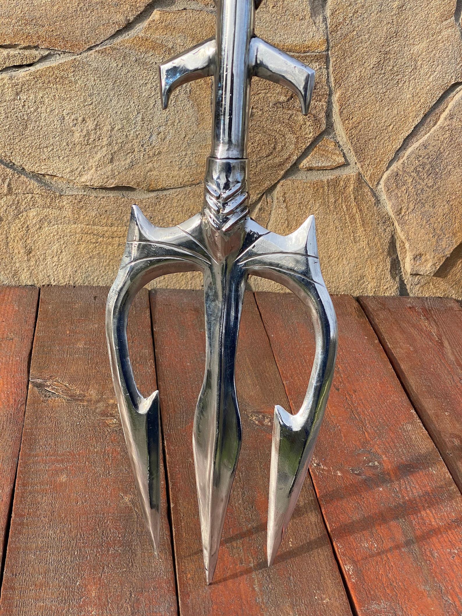 Stainless steel trident steel gift 11th anniversary | Etsy