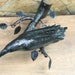 Crow, Iron Crow, Metal Sculpture, Metal Figurine, Art Object, Hand ...