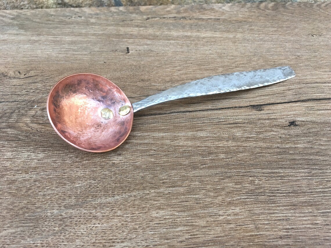 Medieval Scoop Mid Century Spoon Copper Spoon Viking Spoon - Etsy