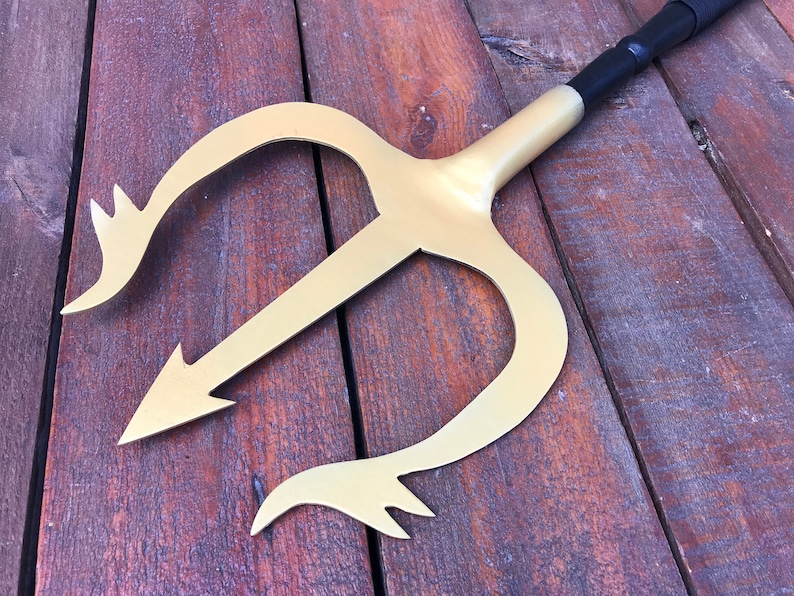 Engraved Trident Custom Trident Neptune Trident Trident - Etsy UK
