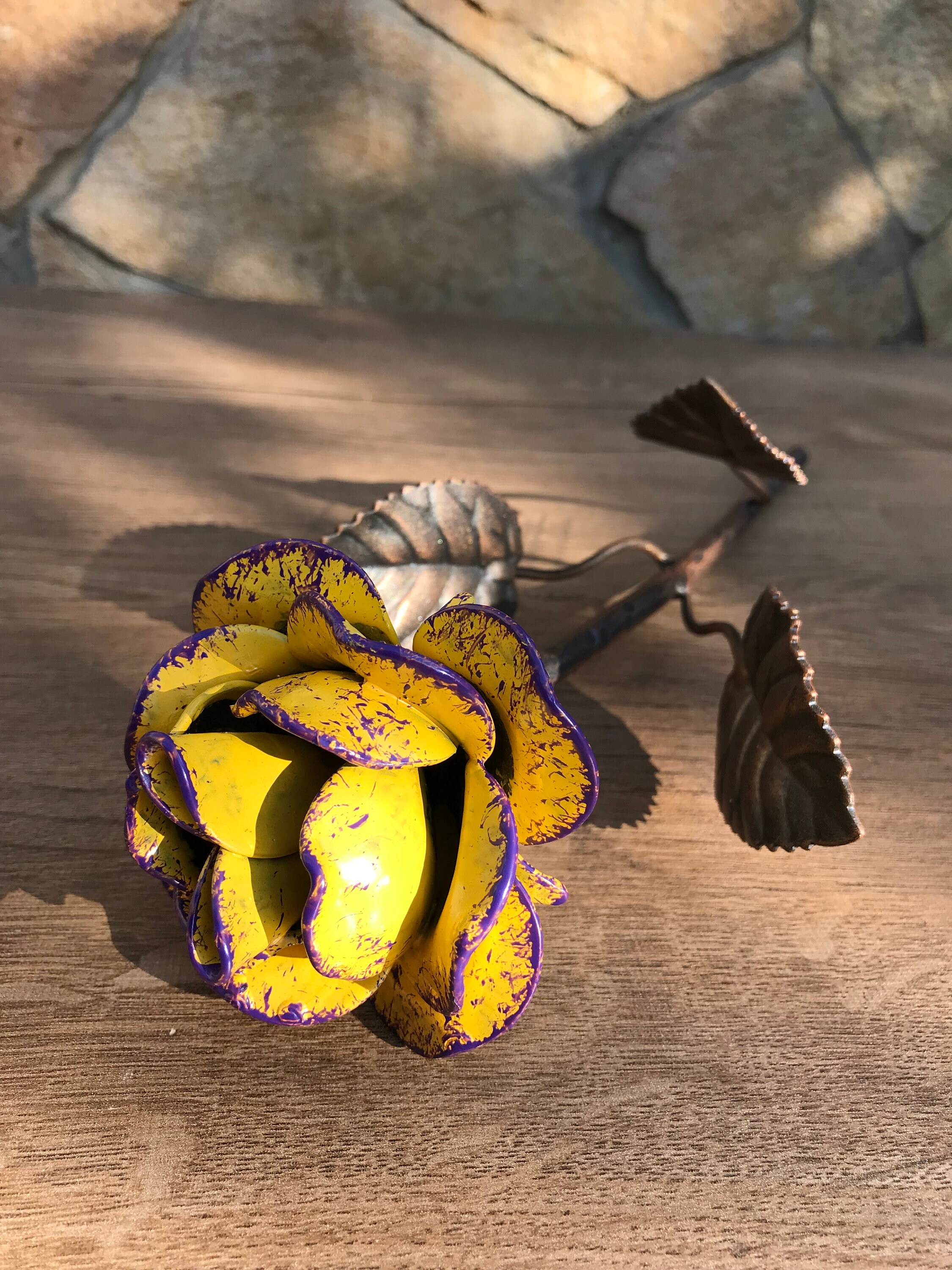 Iron Rose 6th Anniversary Gift Iron Anniversary Hand Forged | Etsy