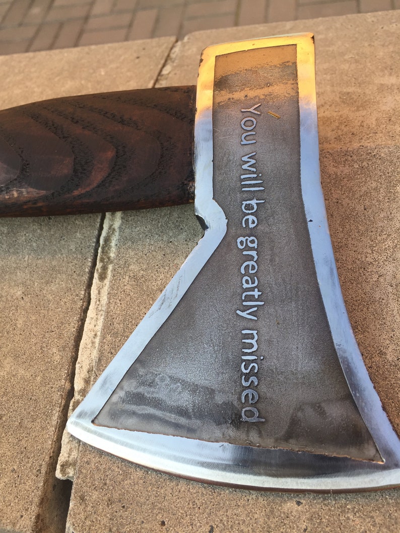Engraved Axe, Etched Axe, Viking Axe, Mens Gifts, Leviathan Axe ...