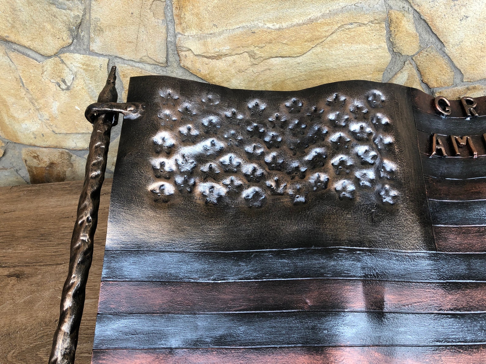 American Flag United States Flag Patriotic Flag Metal Flag - Etsy