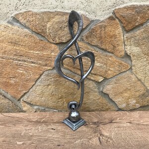 Treble Clef, Iron Music Note, 6th Anniversary, Iron Anniversary, Iron ...