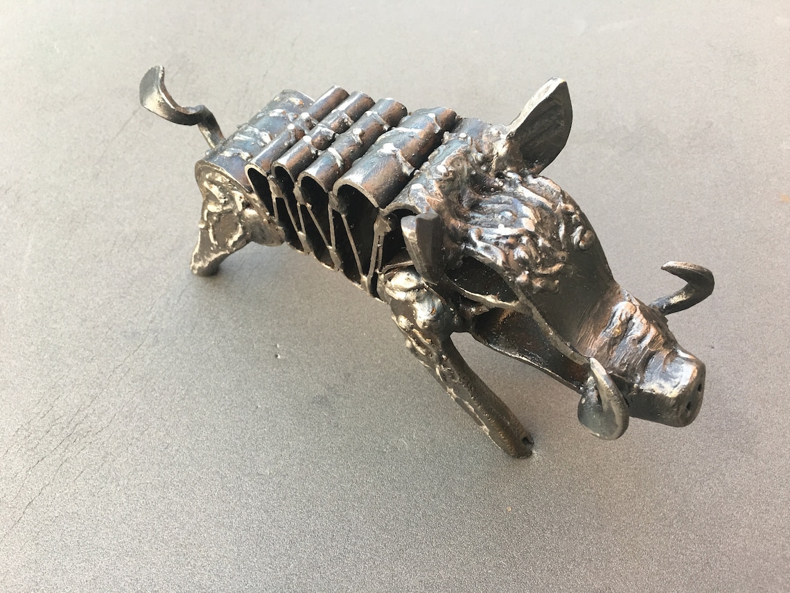 Hand Forged Boar Boar Wild Boar Aper Boar Gift Boar - Etsy
